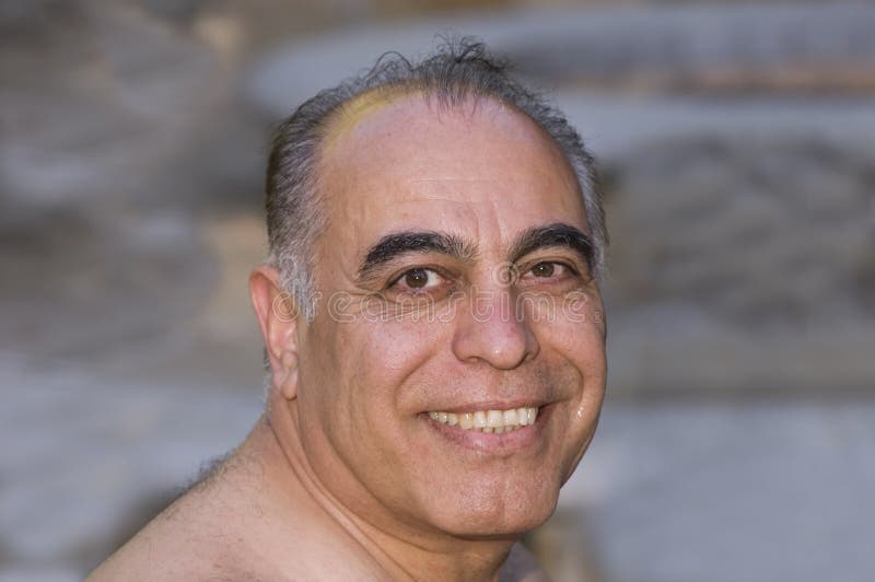 Middle-eastern man stock photo. Image of turned, head - 6420712