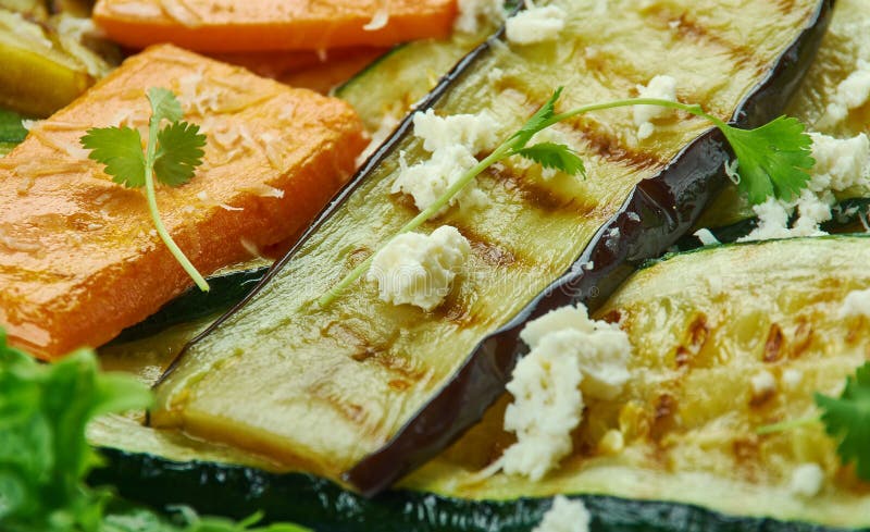 Middle Eastern Style Roasted Vegetables Stock Image - Image of meal ...