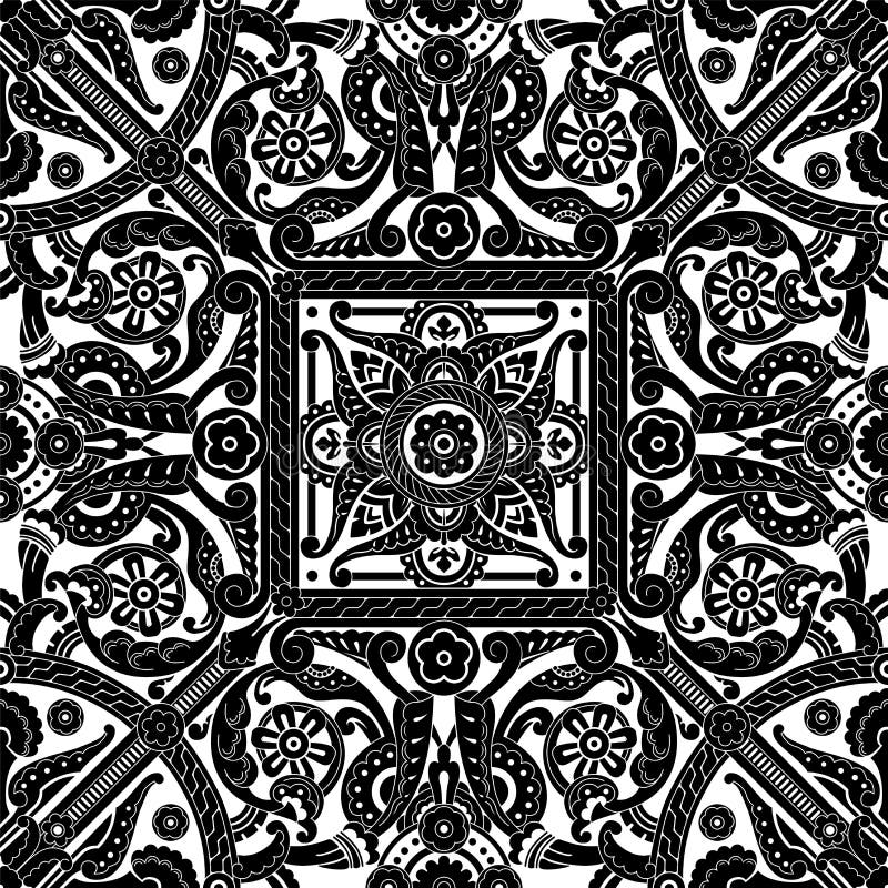 Middle Eastern Arabic Pattern Stock Vector - Illustration of arabian ...