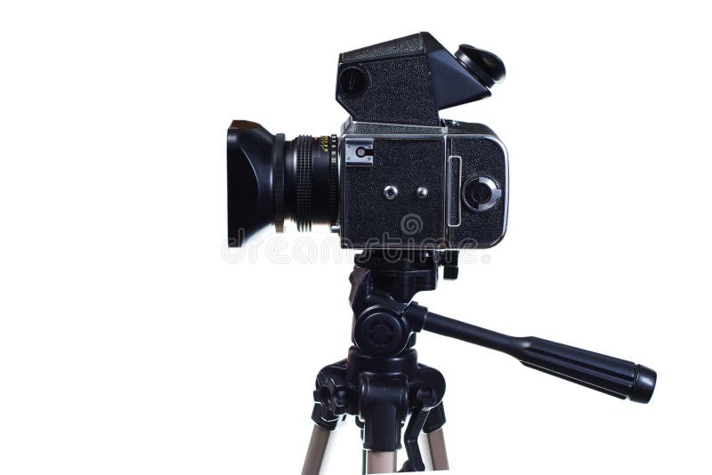 Middle-format camera stock photo. Image of lens, film - 17313316