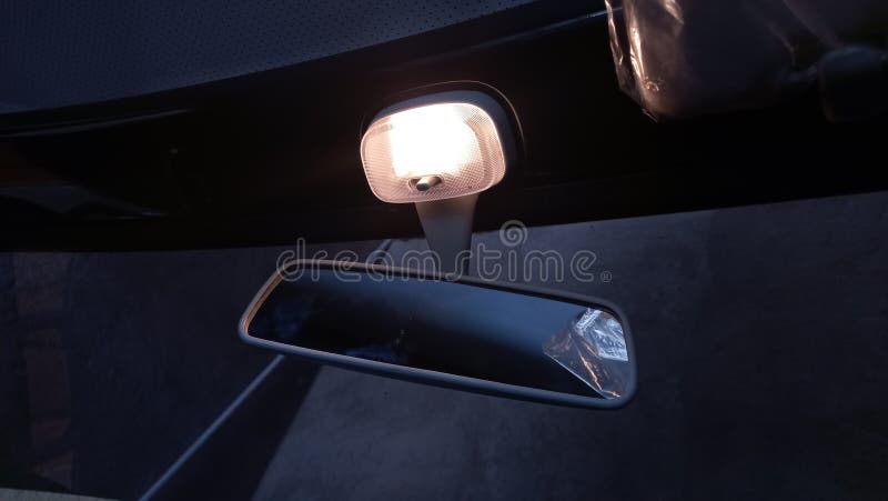 A middle mirror car stock photo. Image of iron, gadget - 221262932