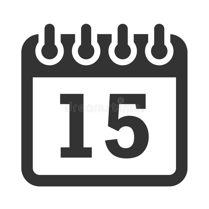 Middle of month icon stock vector. Illustration of month - 269380660