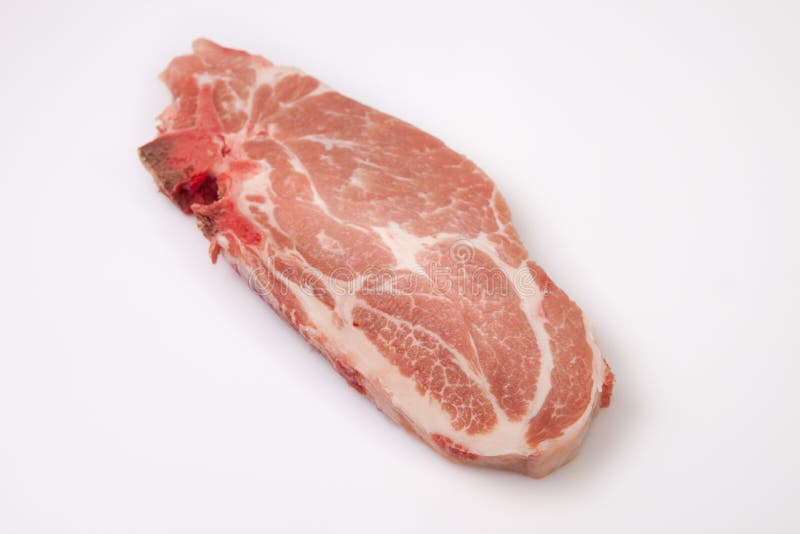 Middle rib chop of pork stock photo. Image of middle - 49665758