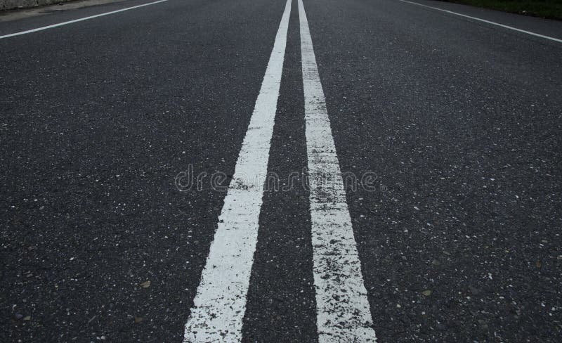 Middle of the road stock image. Image of double, white - 19341847