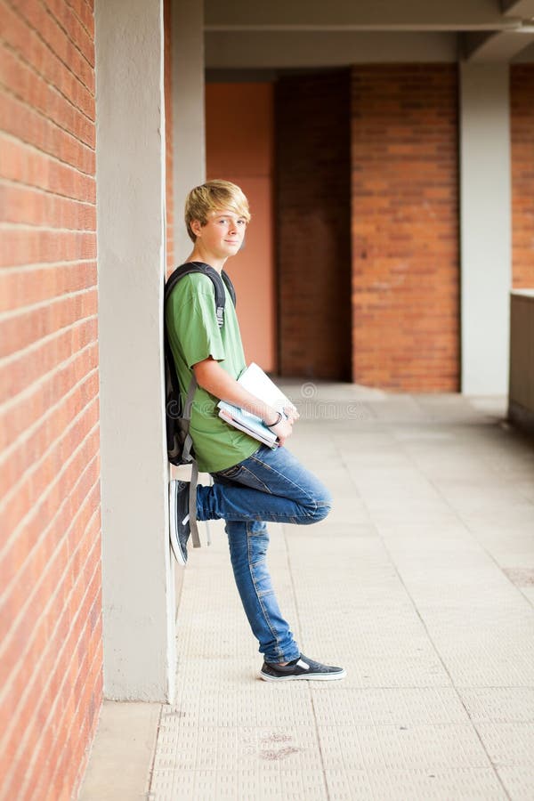 Middle school student stock photo. Image of jeans, middle - 24779910