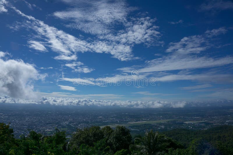 Middle sky stock image. Image of middle, cloud, blue - 85382405