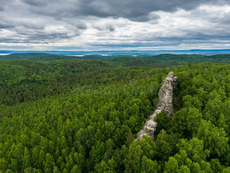 Middle Urals, Mountain Range, Taiga Stock Photo - Image of outdoor ...
