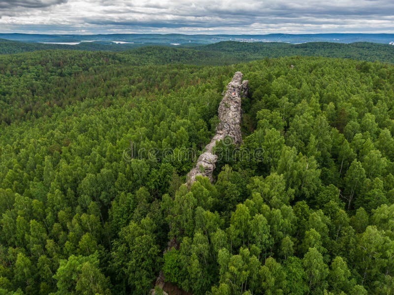 Middle Urals, Mountain Range, Taiga Stock Photo - Image of landscape ...