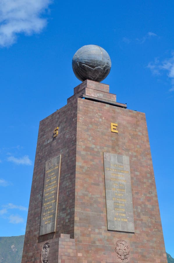 Middle of the World Monument in Quito Stock Image - Image of ecuador ...