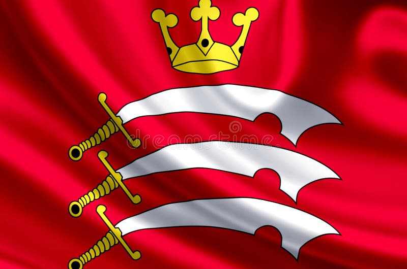 Middlesex-Flaggenillustration Stock Abbildung - Illustration von ...