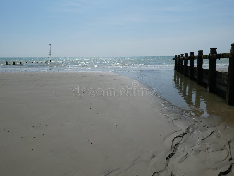Middleton on sea beach stock image. Image of horizon - 247054981