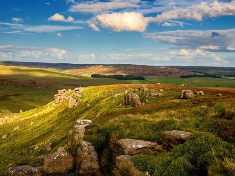 Widdop Reservoir and Moorland Stock Photo - Image of peaceful, fells ...
