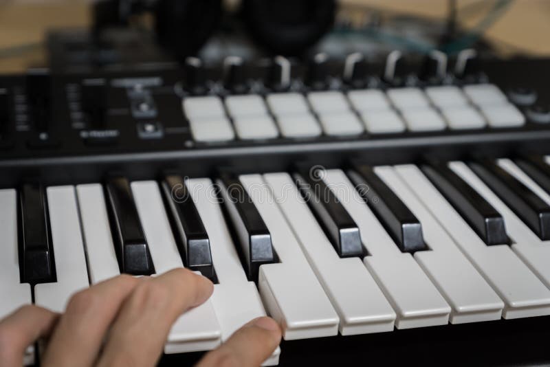 MIDI Keyboard Synthesizer Piano Keys Stock Photo - Image of melody ... MIDI Keyboard Synthesizer Piano Keys Stock Photo - Image of melody ...