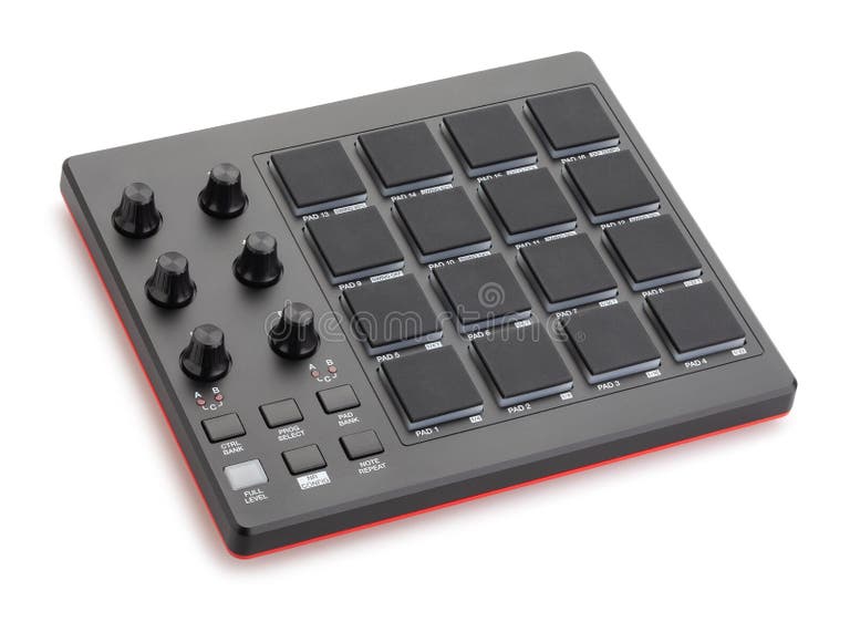 Midi pad controller stock photo. Image of midi, electronic - 236957714