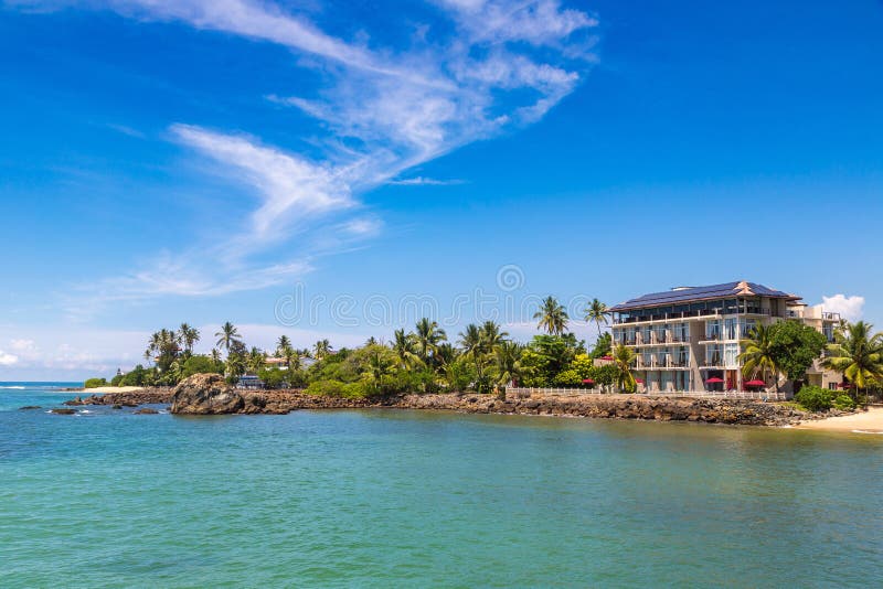Midigama Beach in Sri Lanka Stock Image - Image of sand, cloud: 245814941