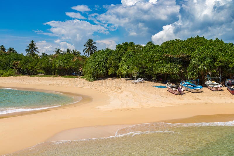 Midigama Beach in Sri Lanka Stock Image - Image of scenery, indian ...