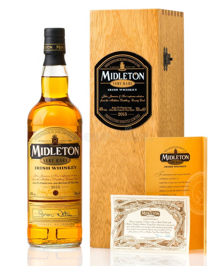 Midleton Very Rare Irish Whiskey Editorial Image - Image of rare ...