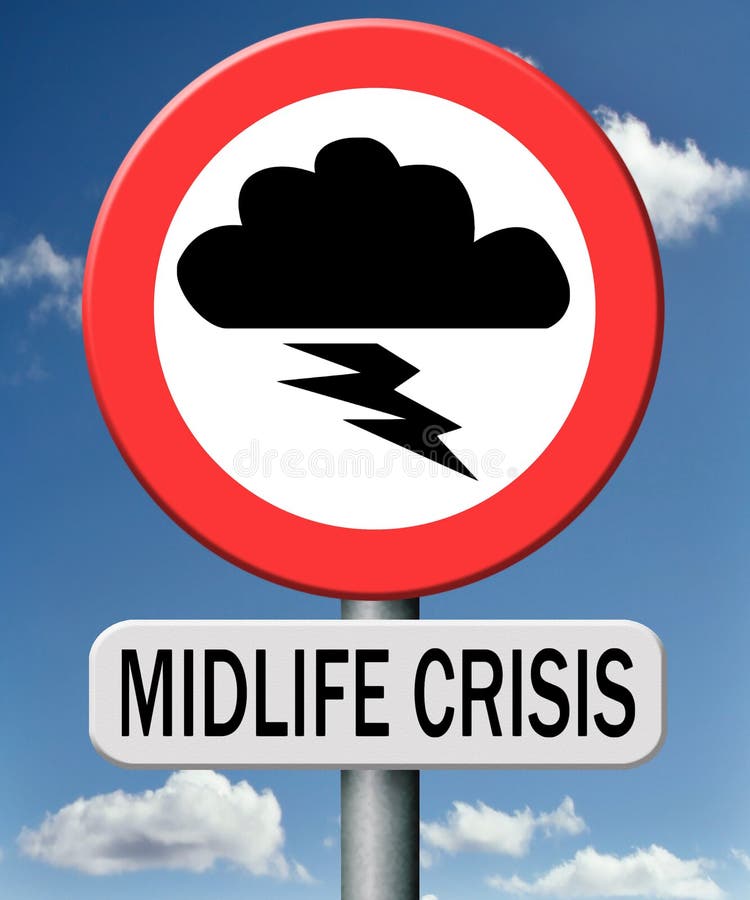 Midlife Crisis Mental Depression Stock Photo - Image of forties ...