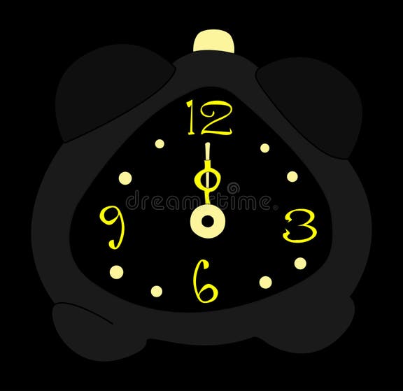 Midnight Alarm Clock Stock Illustrations – 3,654 Midnight Alarm Clock ...