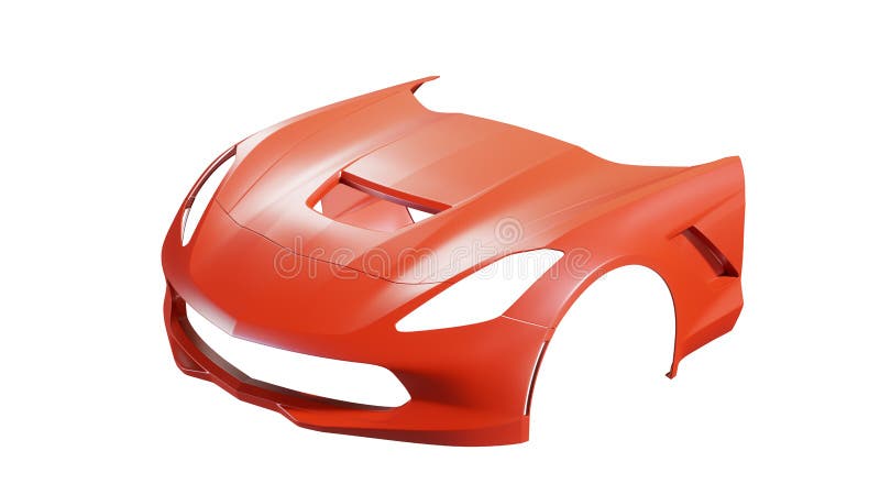 Midnight Black Modern Convertible Concept Car - Side View 3d Render ...