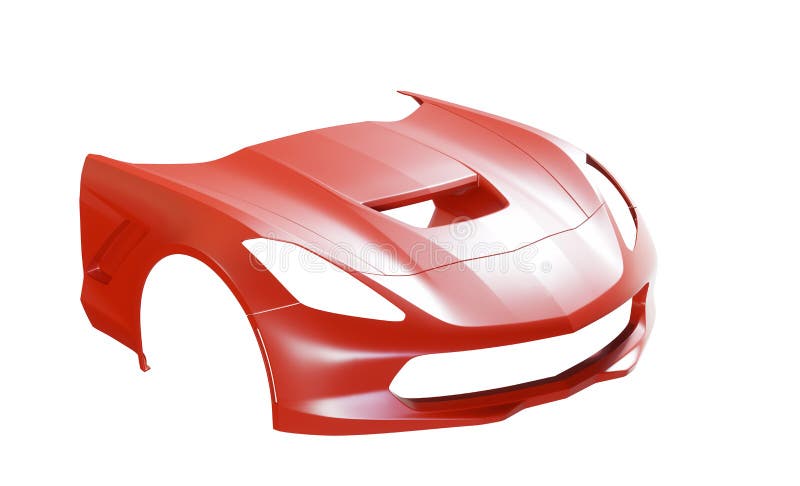 Midnight Black Modern Convertible Concept Car - Side View 3d Render ...