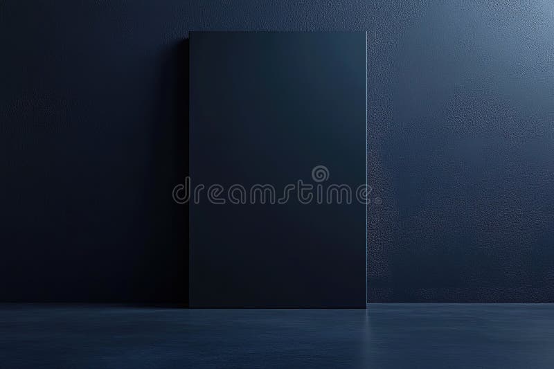 Midnight Blue Abstract Background: Sleek Dark Gray Rectangle Design ...