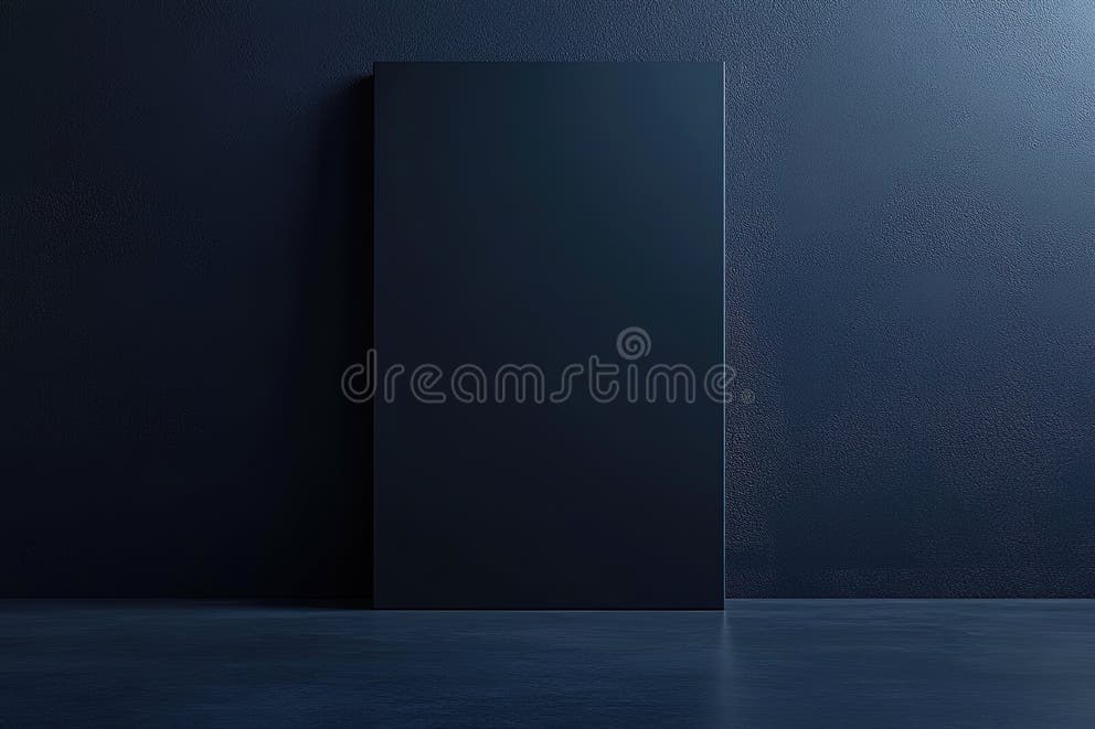 Midnight Blue Abstract Background: Sleek Dark Gray Rectangle Design ...