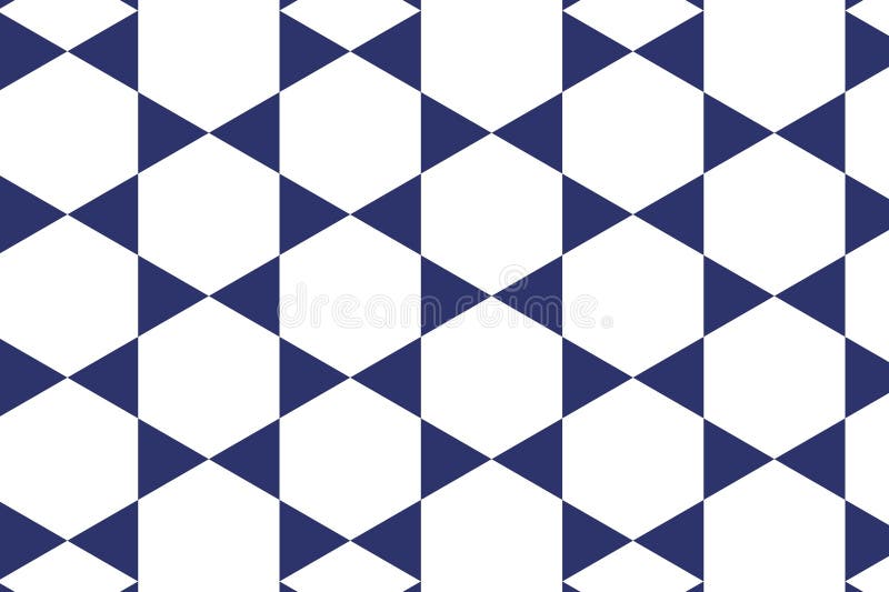 Midnight Blue Abstract Diamond Grid with Triangles, Geometric Symmetry ...
