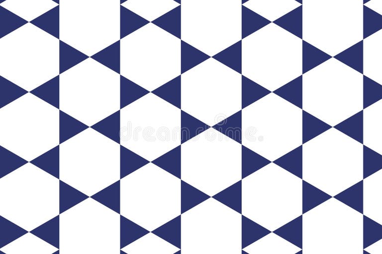 Midnight Blue Abstract Diamond Grid with Triangles, Geometric Symmetry ...