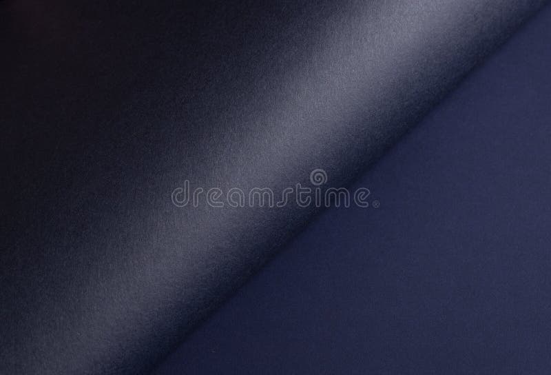 Midnight Blue Paper Background with a Gradient, Curved Matte Surface ...