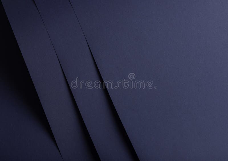 Midnight Blue Paper Background with Overlapping Layers and a Smooth ...