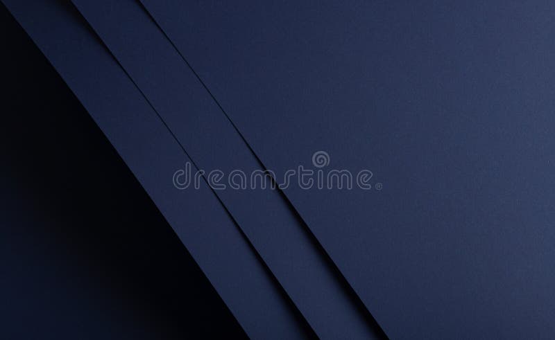 Midnight Blue Paper Background with Overlapping Layers and a Smooth ...