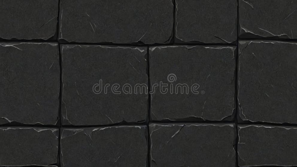 Midnight Marble Seamless Black Granite Texture Stock Illustration ...
