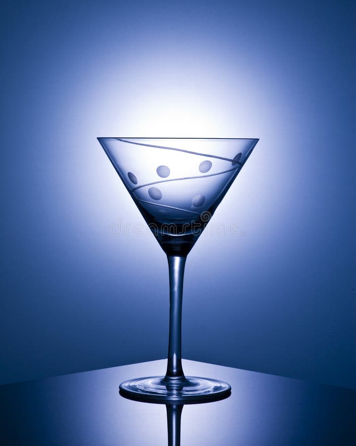 Midnight Martini Glass stock image. Image of martini - 15362297