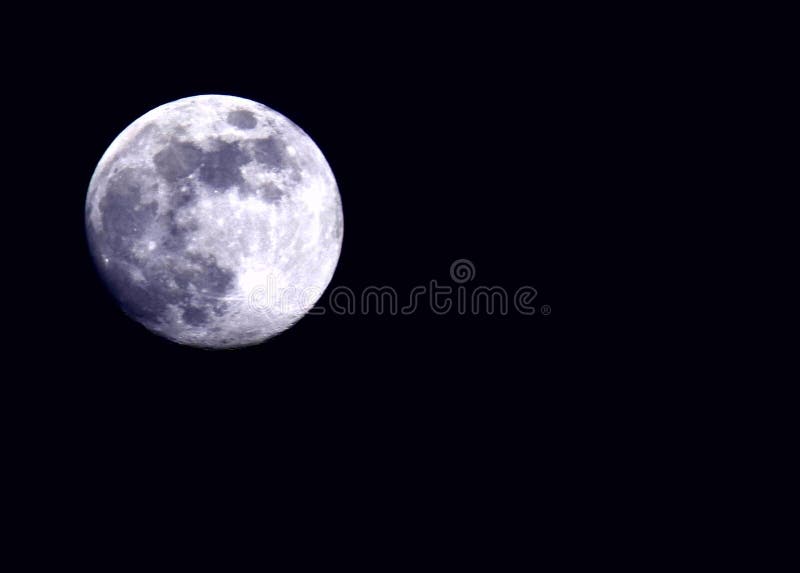 Midnight moon stock image. Image of moon, midnight, beauty - 126793301