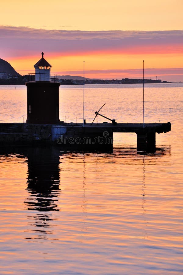 Midnight sun - Norway stock image. Image of peace, calm - 2238837