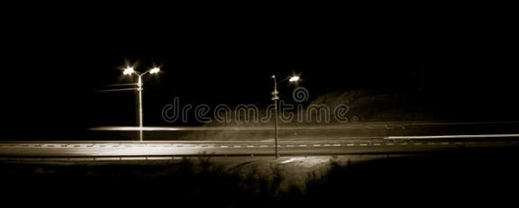 Midnight road stock photo. Image of night, outside, road - 4847790