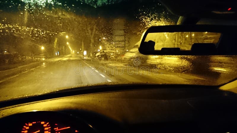 Midnight Road Best Night Time Nature Beauty Beautiful Stock Photo ...