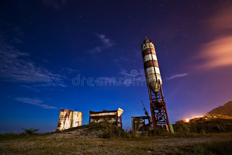 Midnight sky stock photo. Image of scene, clouds, construction - 13901980