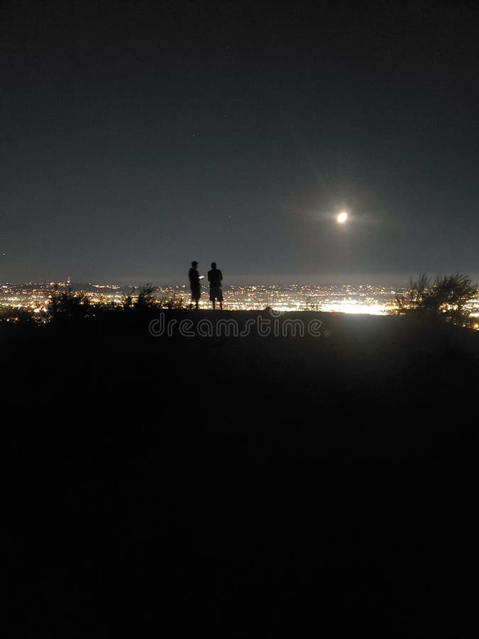 Midnight sky with friends stock image. Image of burbank - 232268475
