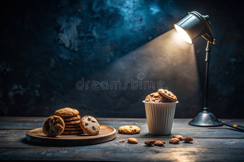 Midnight Snack Scene – Moody Lighting with a Spotlight on a Midnight ...