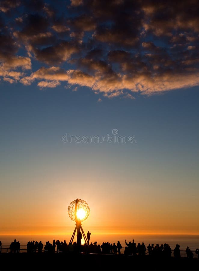 Midnight sun stock photo. Image of nordic, light, golden - 15816746