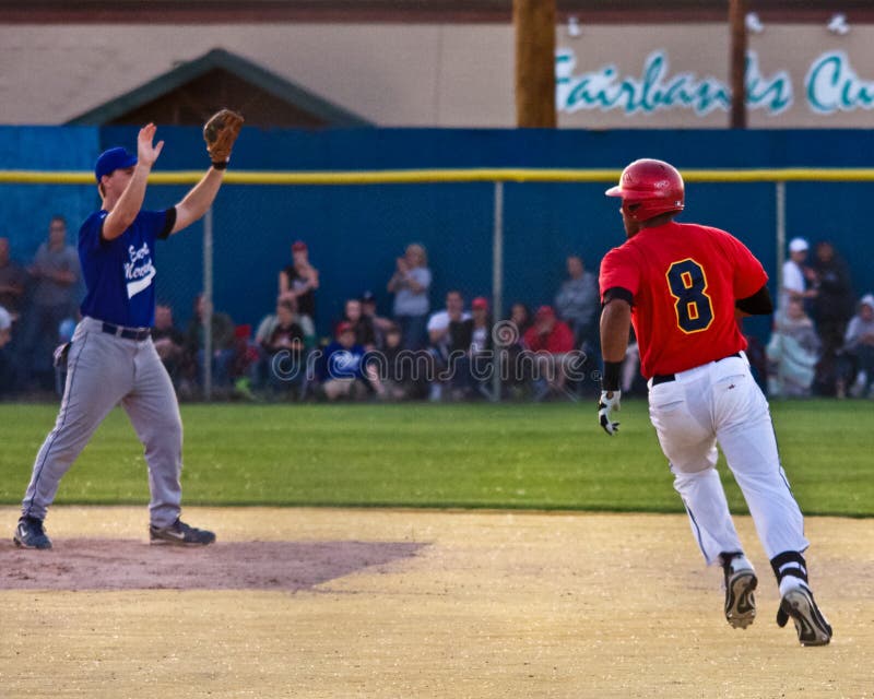 Midnight Sun Baseball Game editorial image. Image of vacation - 25416750