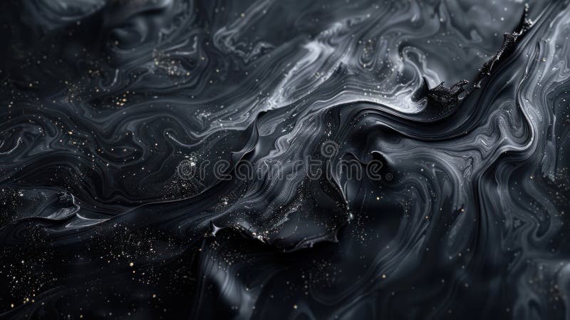 Midnight Swirls: Dark Abstract Background with Mysterious Patterns ...