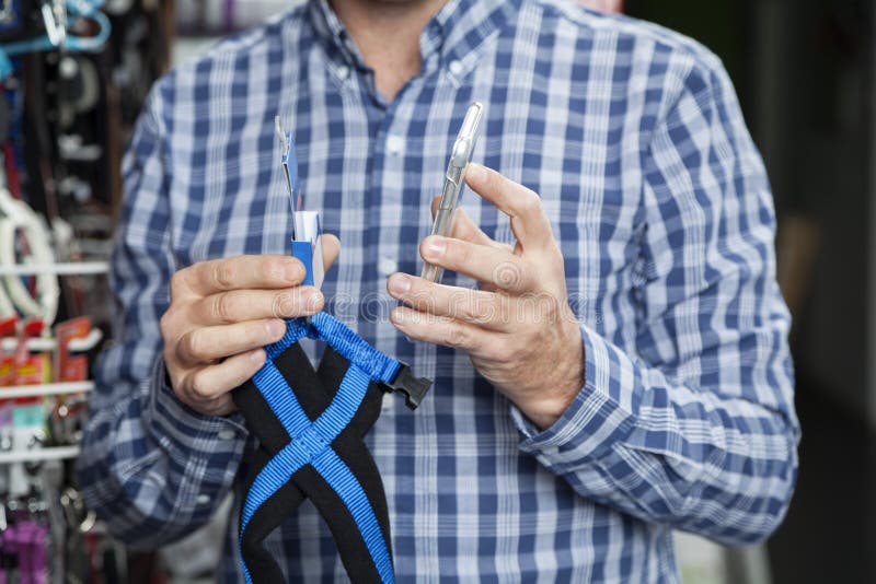 Midsection of Customer Scanning Belt S Barcode Stock Photo - Image of ...