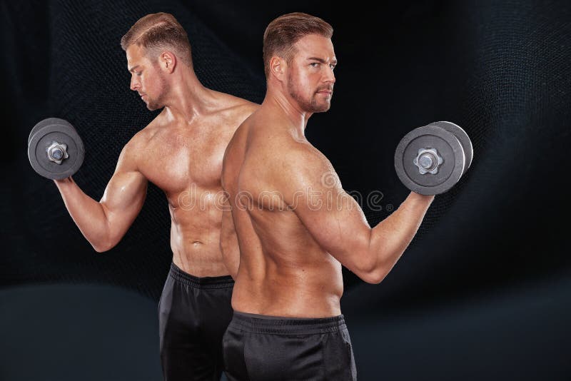 Midsection of Man with Arms Raised Stock Image - Image of ethnicity ...