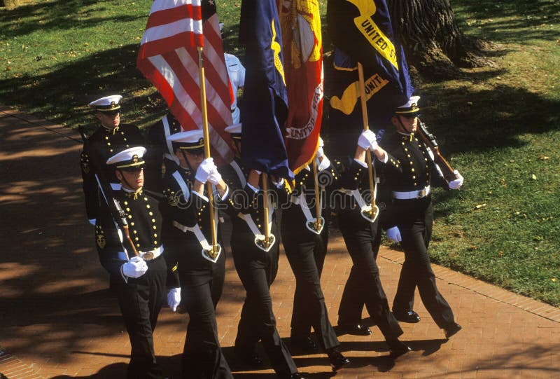 Color Guard at U. S. Capitol Editorial Image - Image of color, military ...