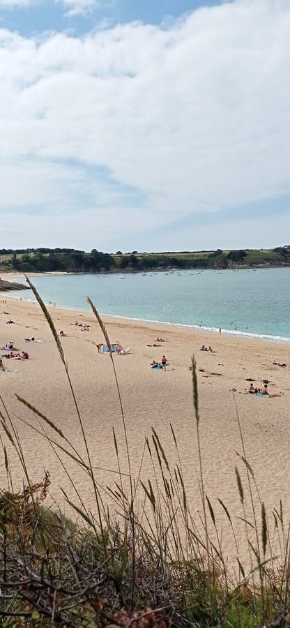 Midsummer Beach with Too Much People Stock Image - Image of midsummer ...