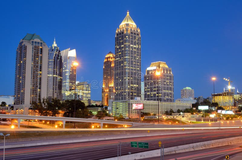Midtown Atlanta stock image. Image of southern, office - 24737579