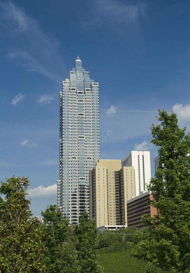 Midtown Atlanta stock image. Image of clouds, georgia - 9509515
